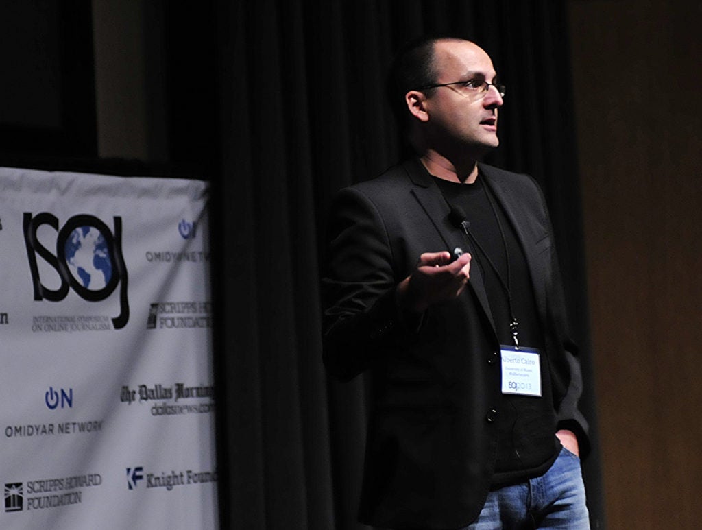 Alberto Cairo and Hannah Fairfield on Data Visualization at ISOJ ...